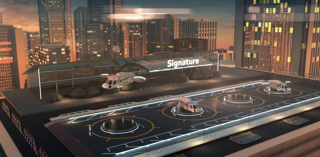 Signature To Provide Skyport Infrastructure for Uber - CFS Jets